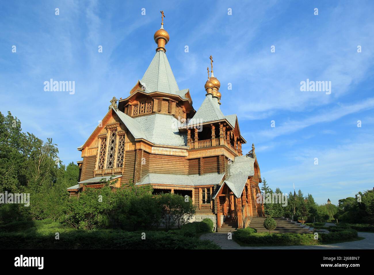 The volga manor Stock Photo - Alamy