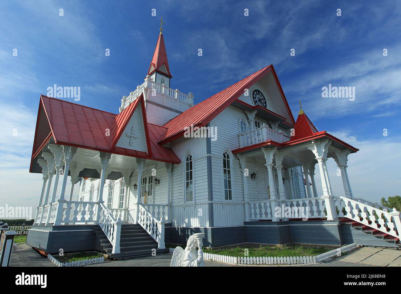 The volga manor Stock Photo - Alamy