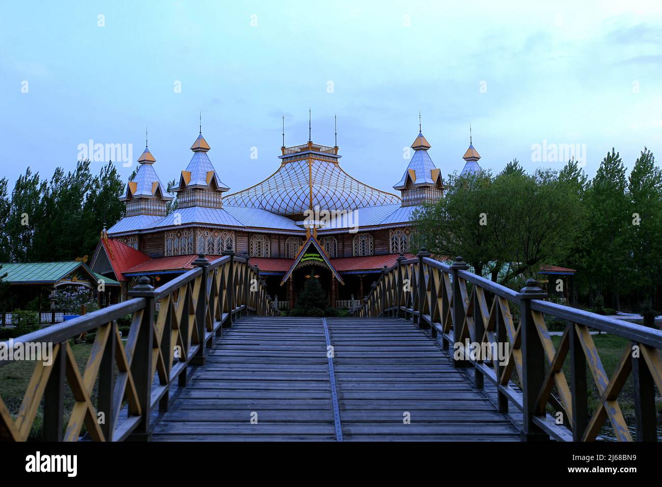 The volga manor Stock Photo - Alamy