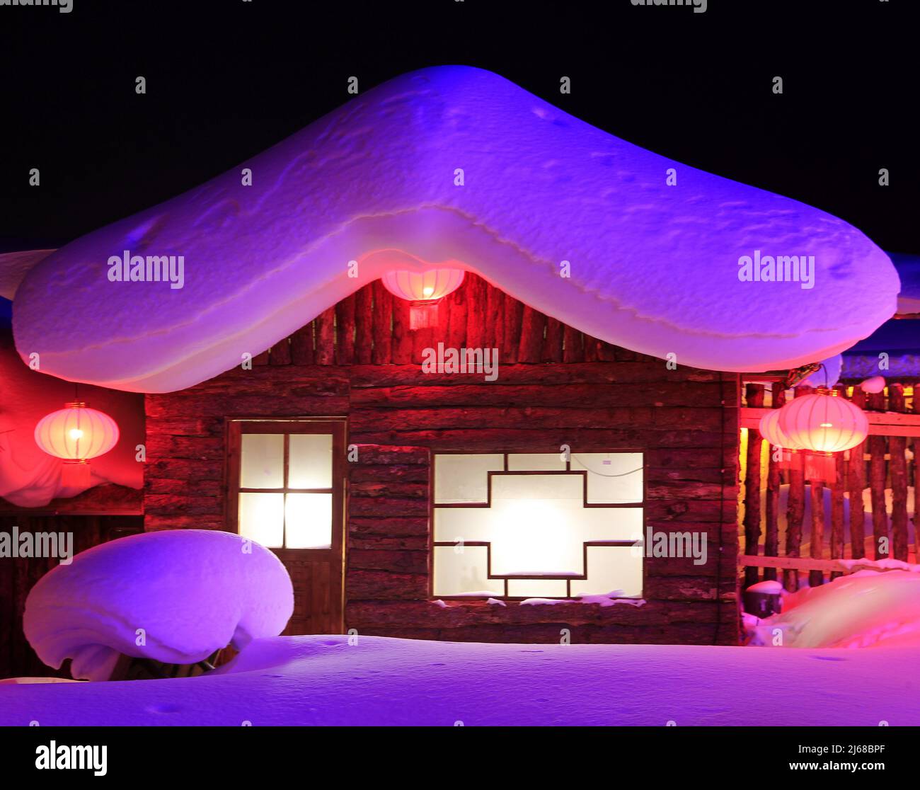 The fairy tale snow Stock Photo - Alamy