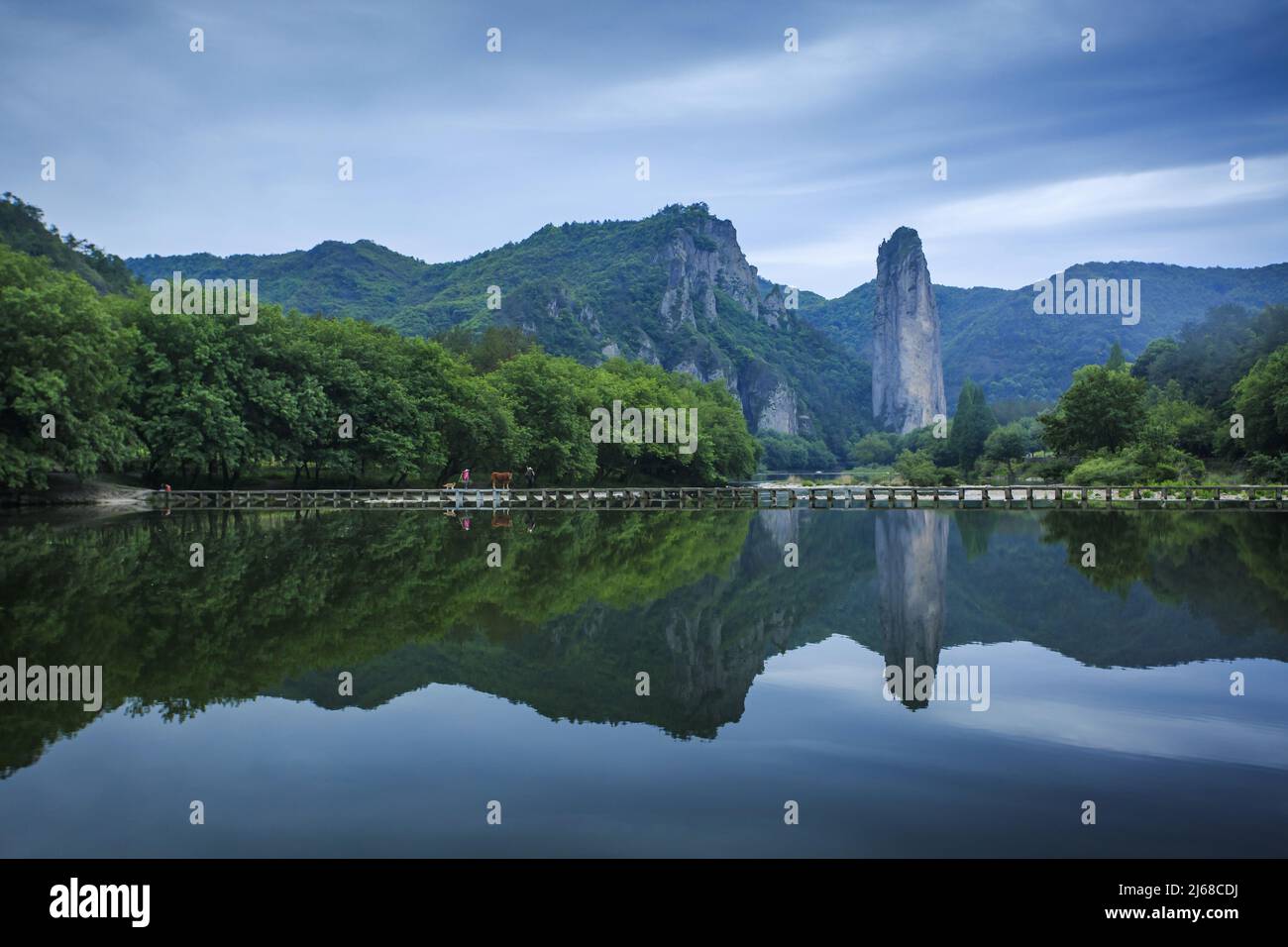 Zhe jiang Jinyun landscape Stock Photo - Alamy