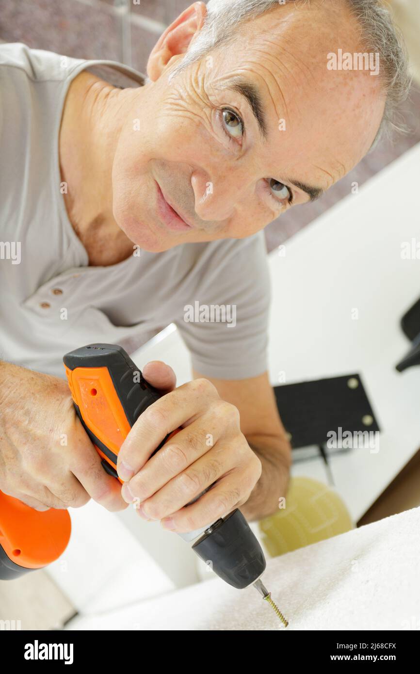 Senior junior employee hi-res stock photography and images - Alamy