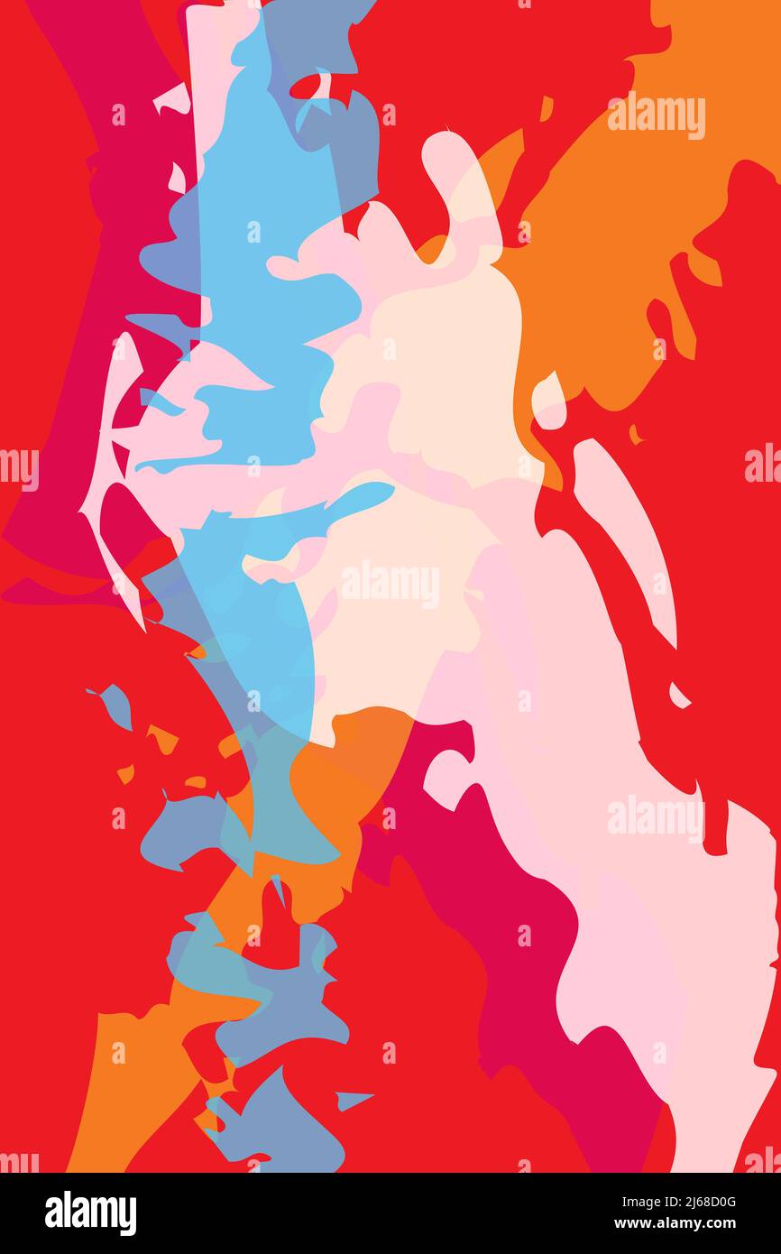 Multi Colorful abstract background - stock illustration Stock Photo - Alamy