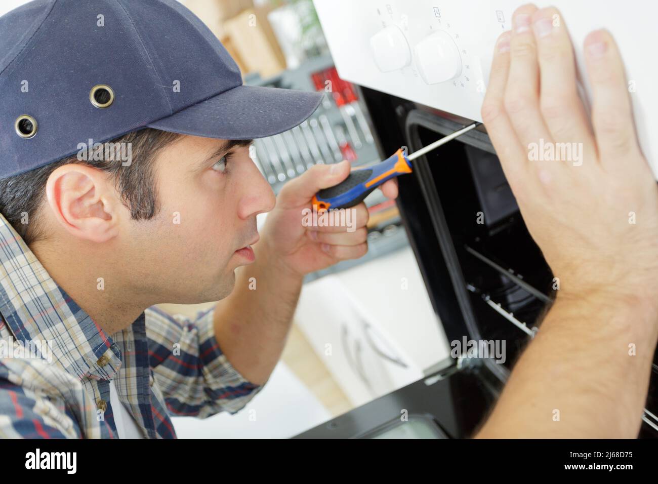 a handy man home repair Stock Photo - Alamy