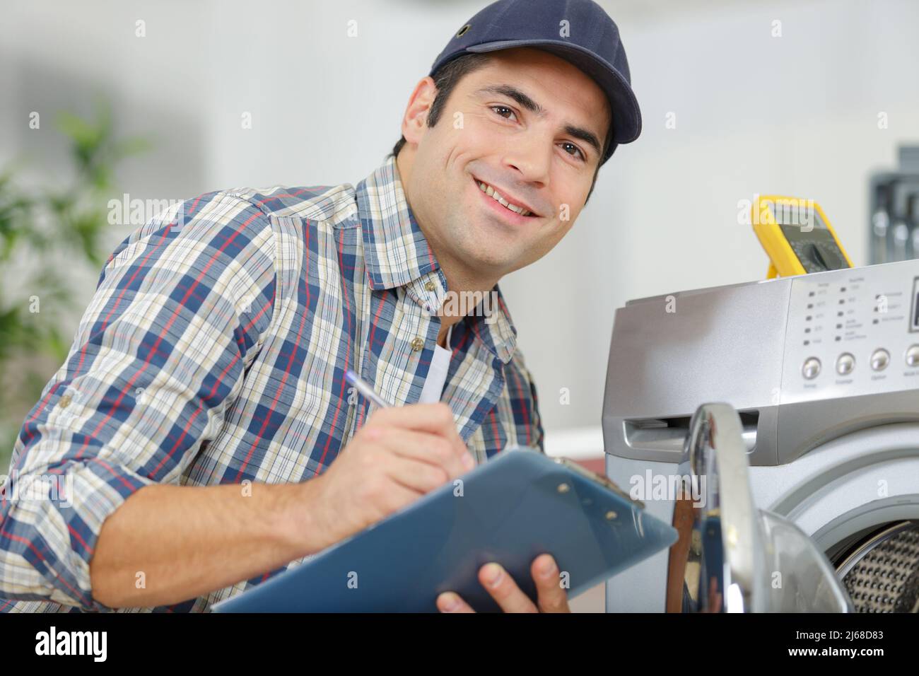diagnostics for a washing machine Stock Photo - Alamy