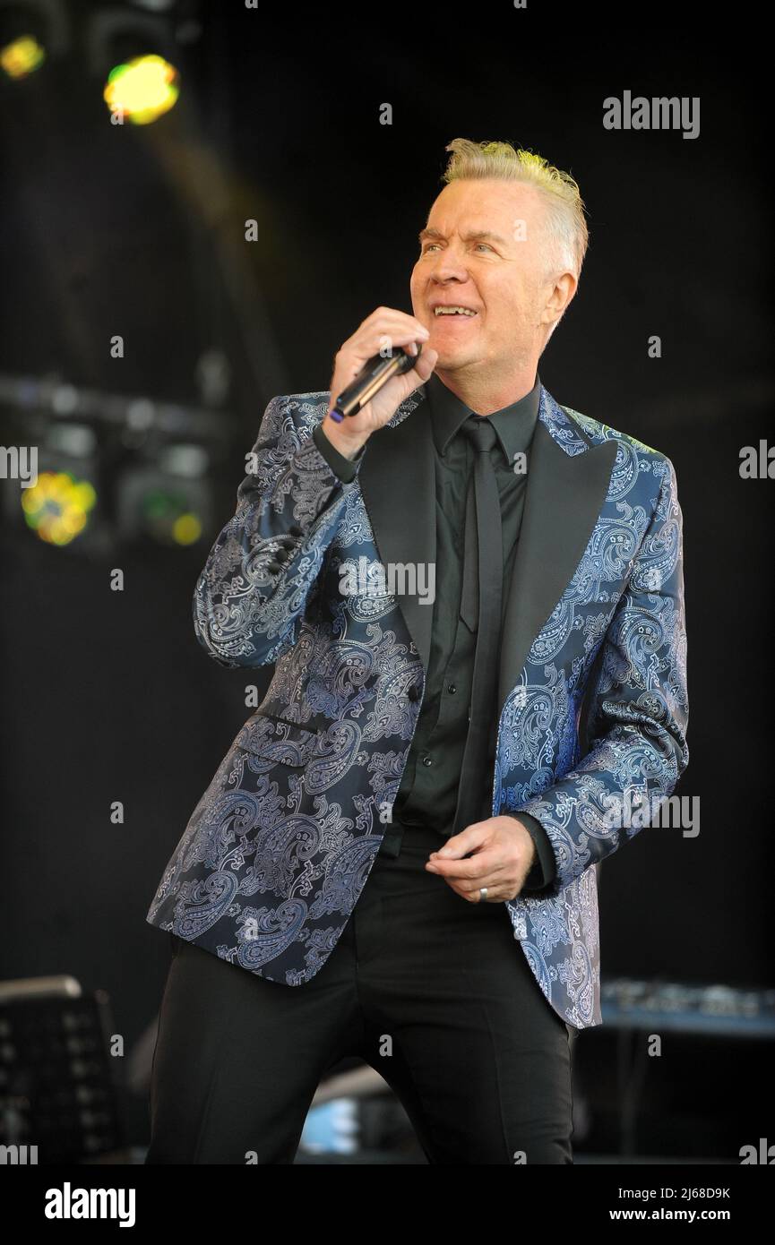 Martin Fry the lead singer of 80s Band ABC performing at Flashback ...