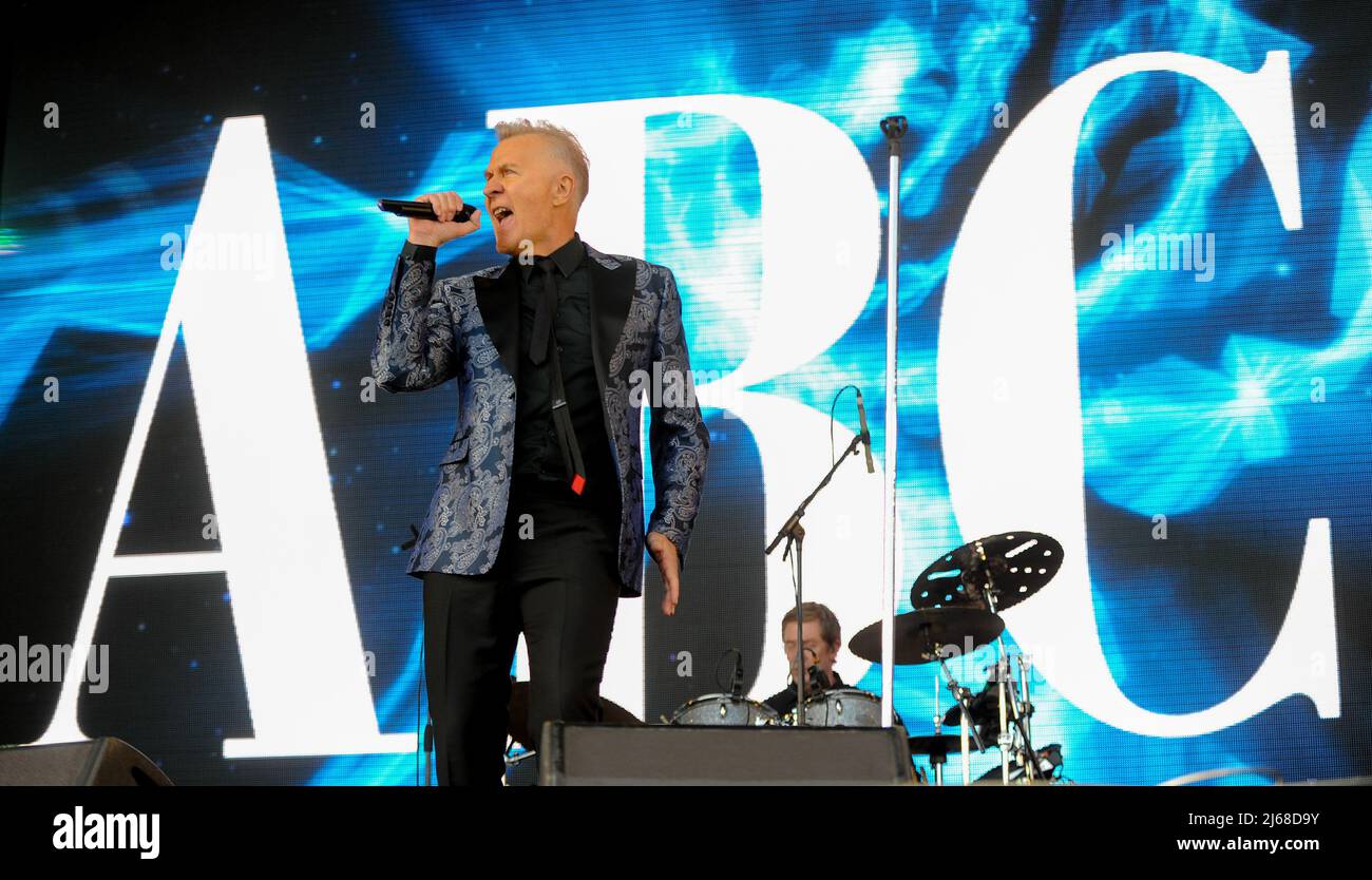 Martin Fry the lead singer of 80s Band ABC performing at Flashback ...