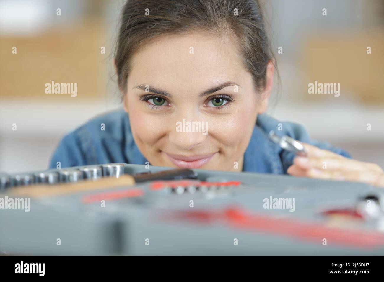 Wallpapering tools hi-res stock photography and images - Alamy