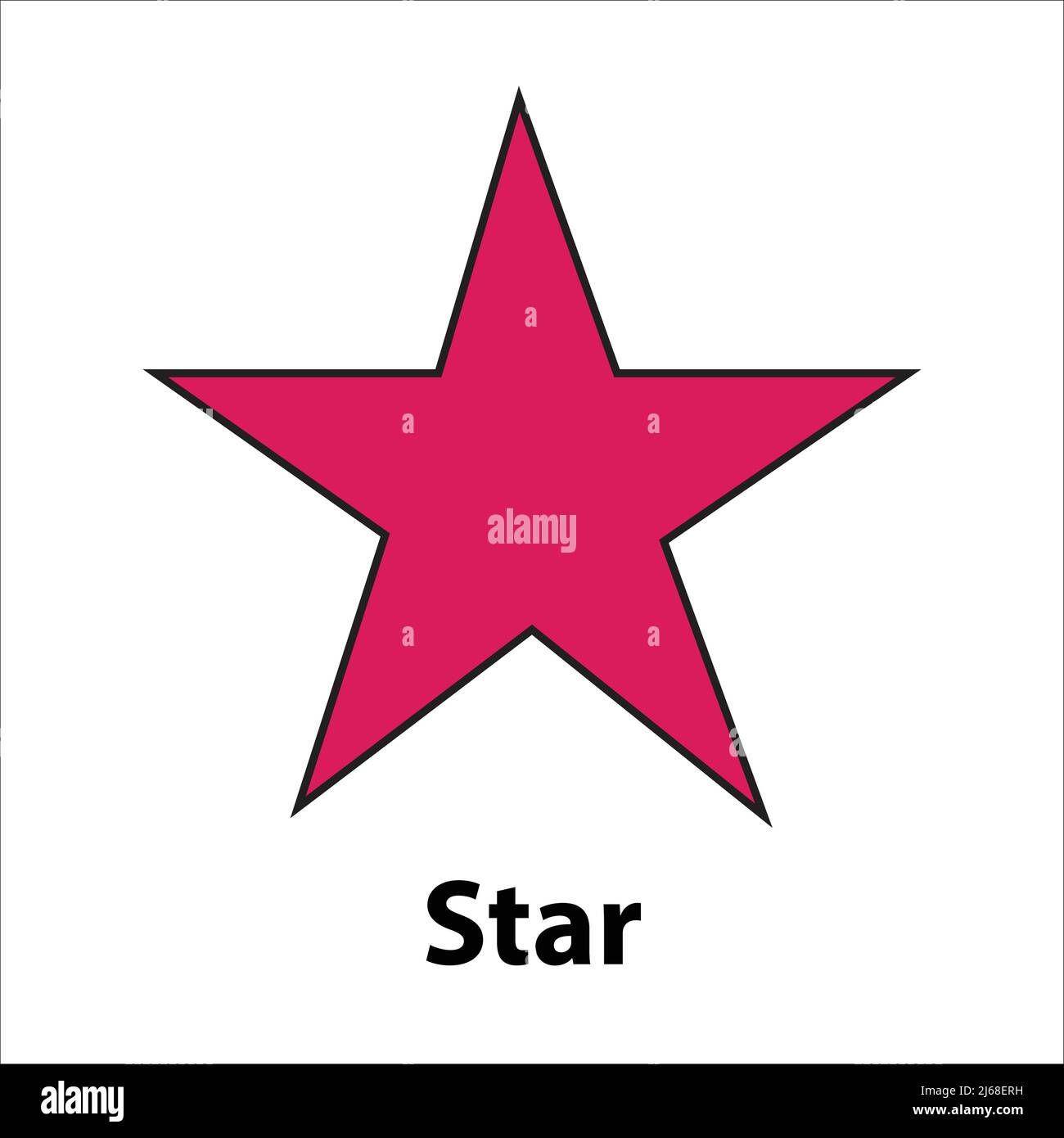 Star light red color vector image Stock Vector Image & Art - Alamy