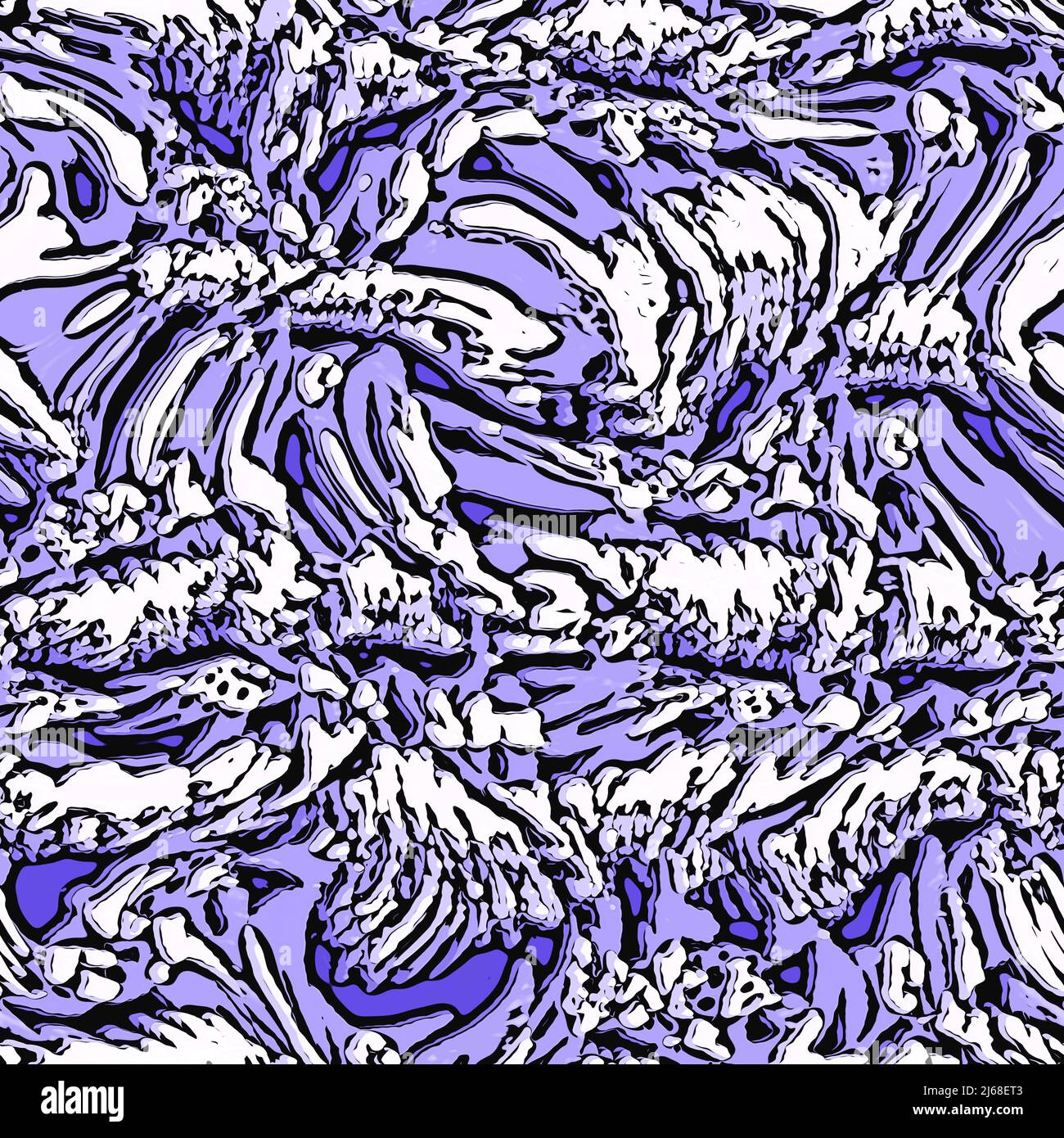 Purple camo swirl very peri color of the year seamless pattern texture ...
