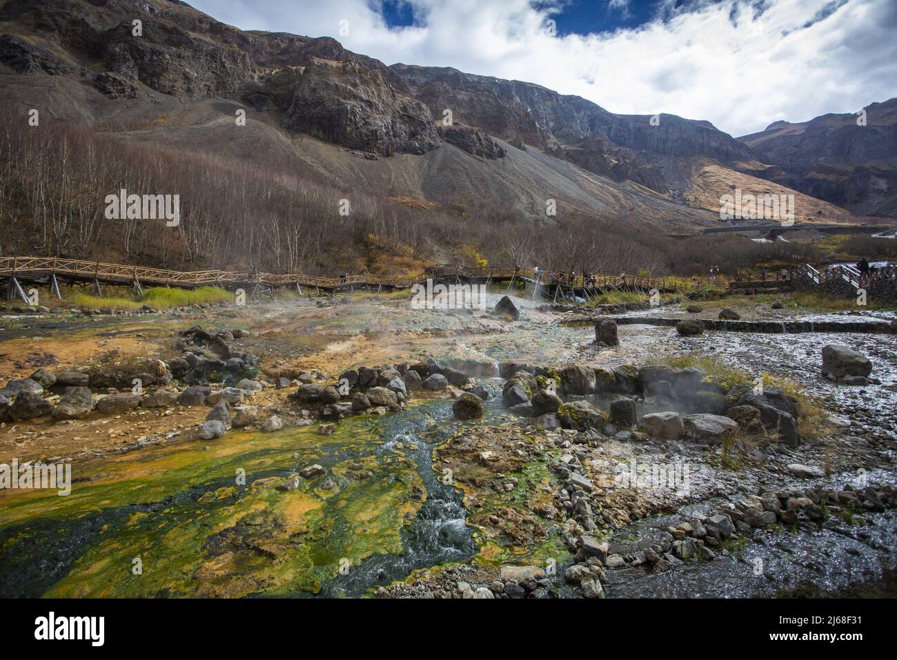 Julong hot springs Stock Photo - Alamy