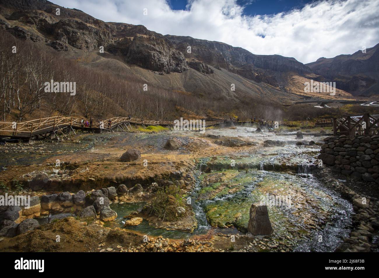 Julong hot springs Stock Photo - Alamy