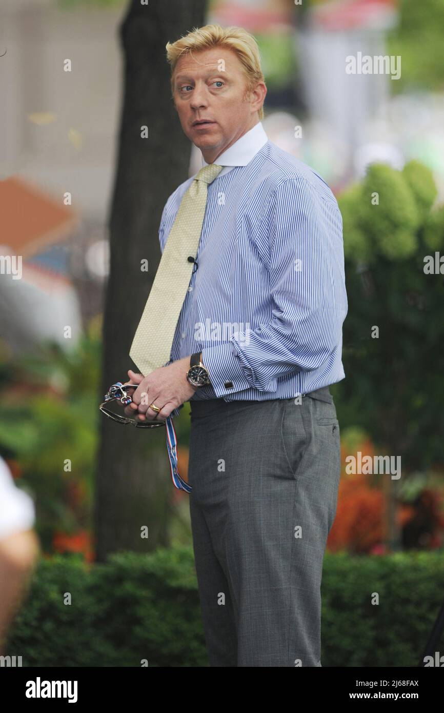 Exclusive coverage tennis legend boris becker looking extremely ...