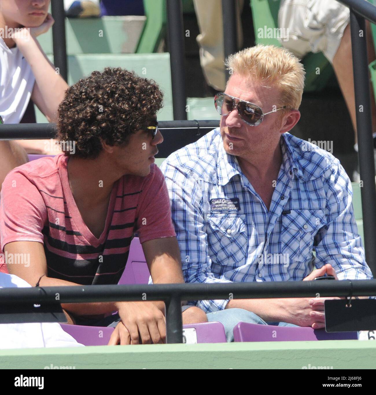 Boris becker and noah gabriel becker hi-res stock photography and ...