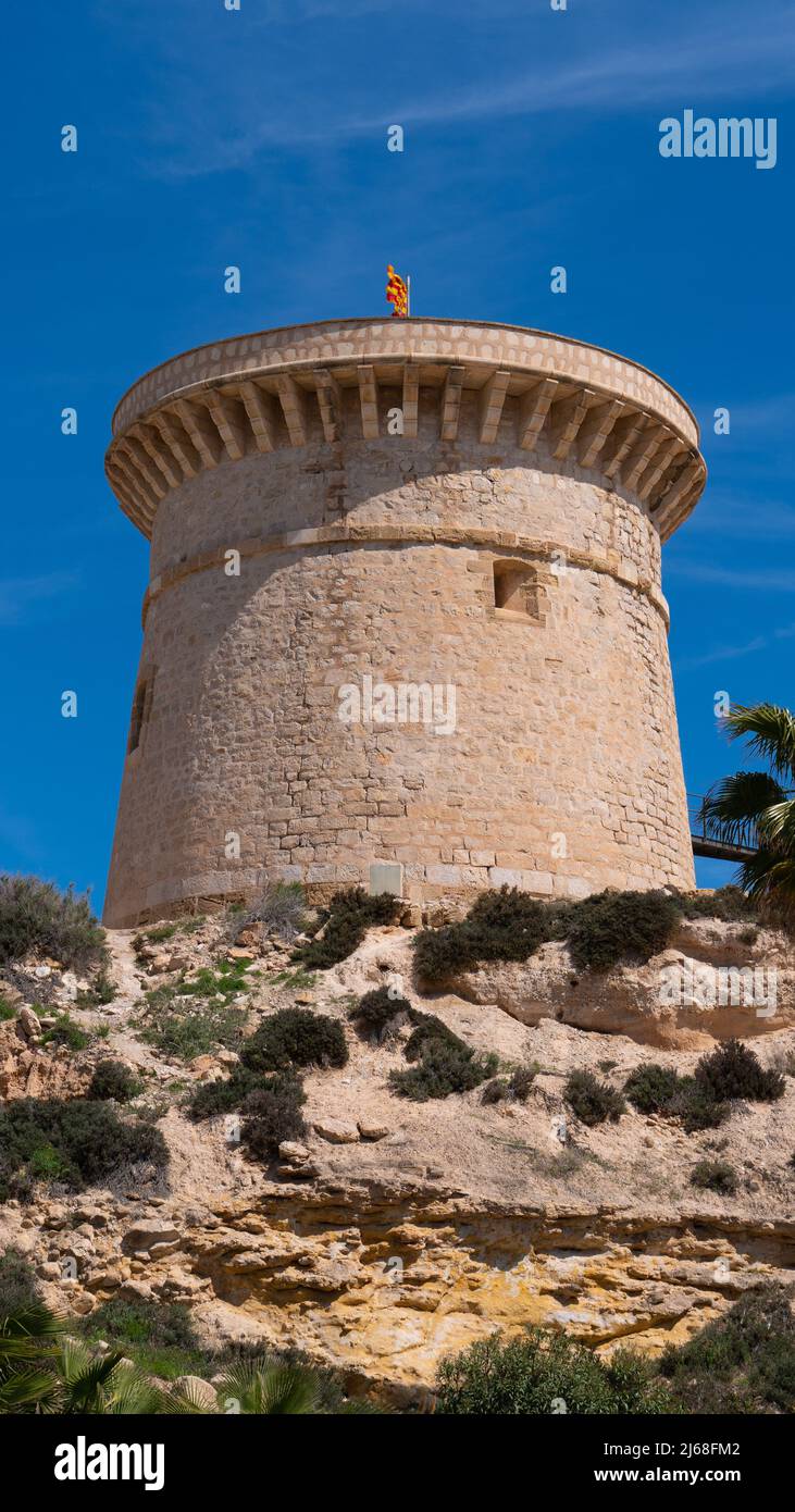 El Campello Spain tower tourist attraction between Benidorm and ...