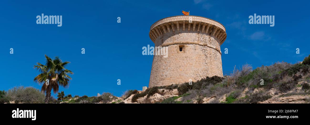 El Campello Spain tower tourist attraction between Benidorm and ...