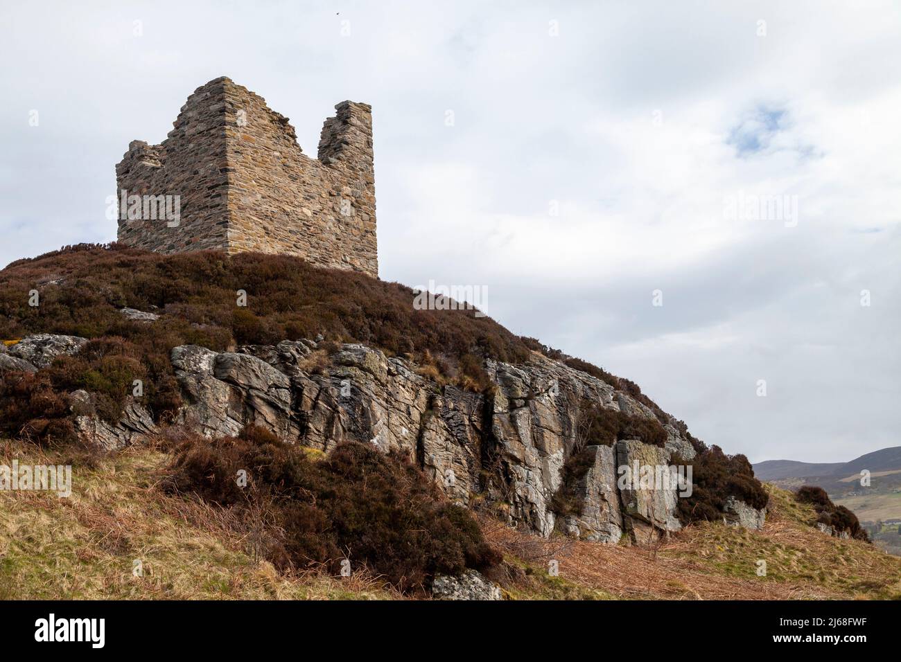 Castle Varrich is located in the far north of the Scottish highlands ...