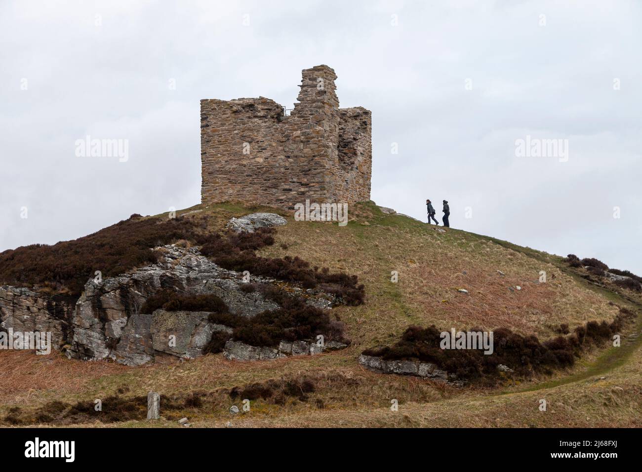 Castle Varrich is located in the far north of the Scottish highlands ...