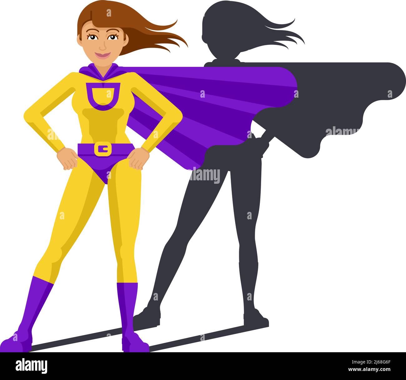 Super Hero Woman Character Cartoon Stock Vector Image & Art - Alamy