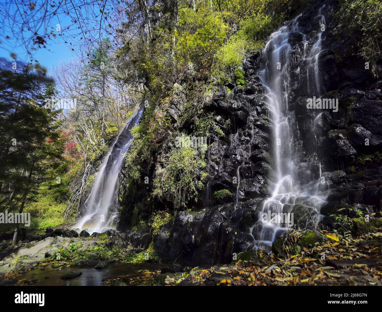 Changbai mountain waterfall hi-res stock photography and images - Alamy
