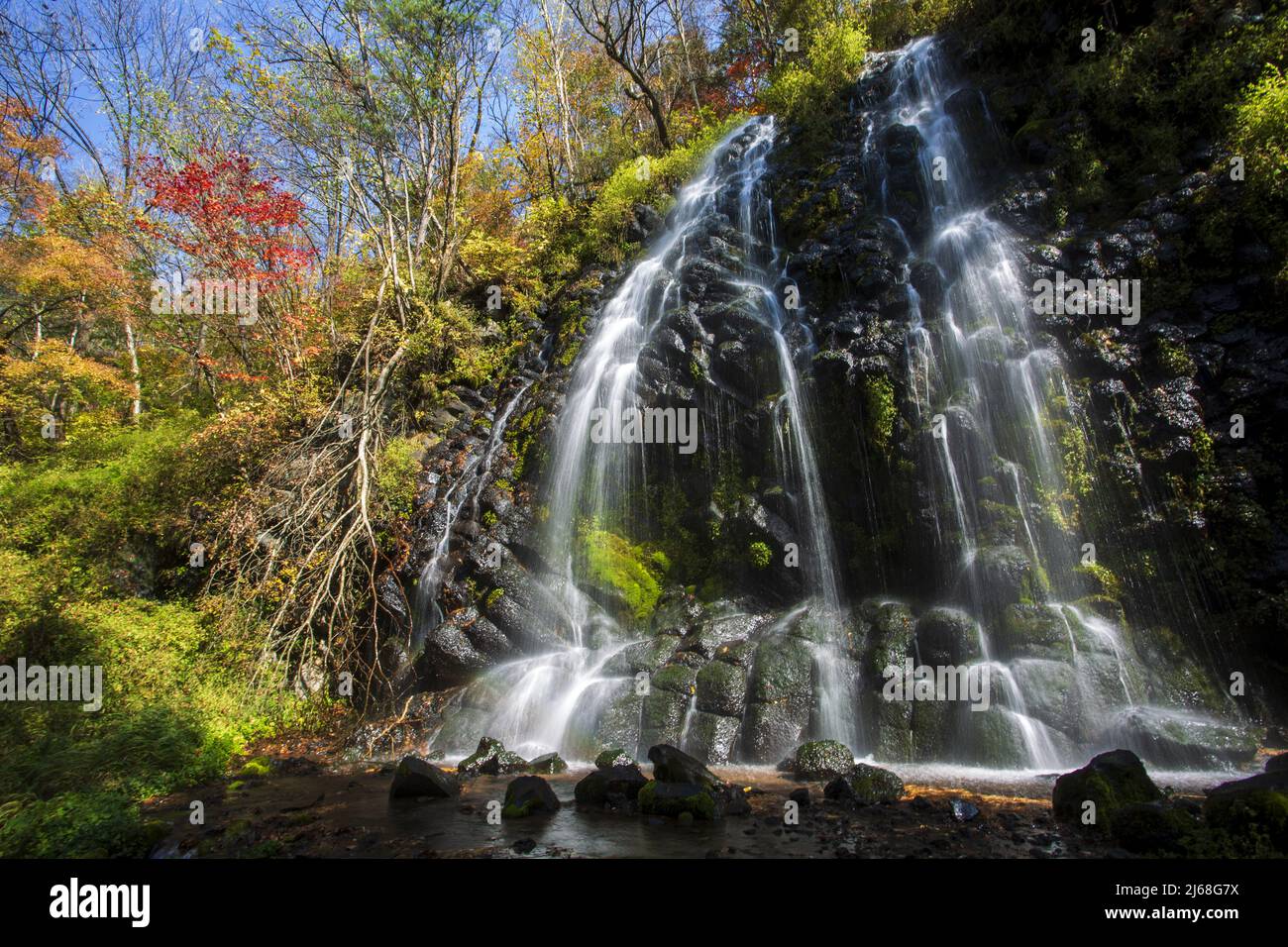 Changbai mountain waterfall hi-res stock photography and images - Alamy