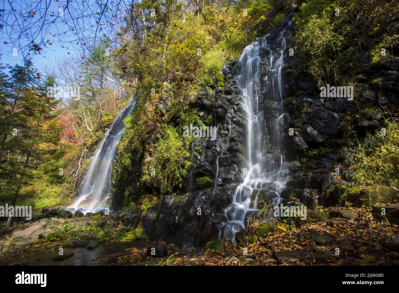 Changbai mountain waterfall hi-res stock photography and images - Alamy