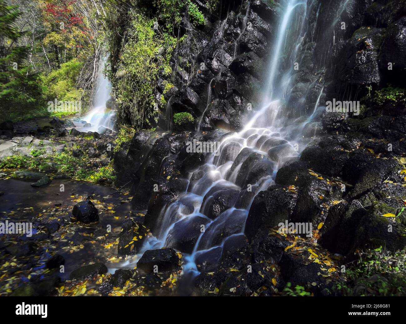 Changbai mountain waterfall hi-res stock photography and images - Alamy
