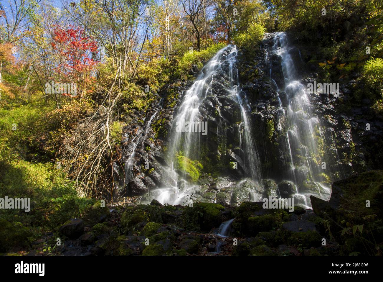 Changbai mountain waterfall hi-res stock photography and images - Alamy