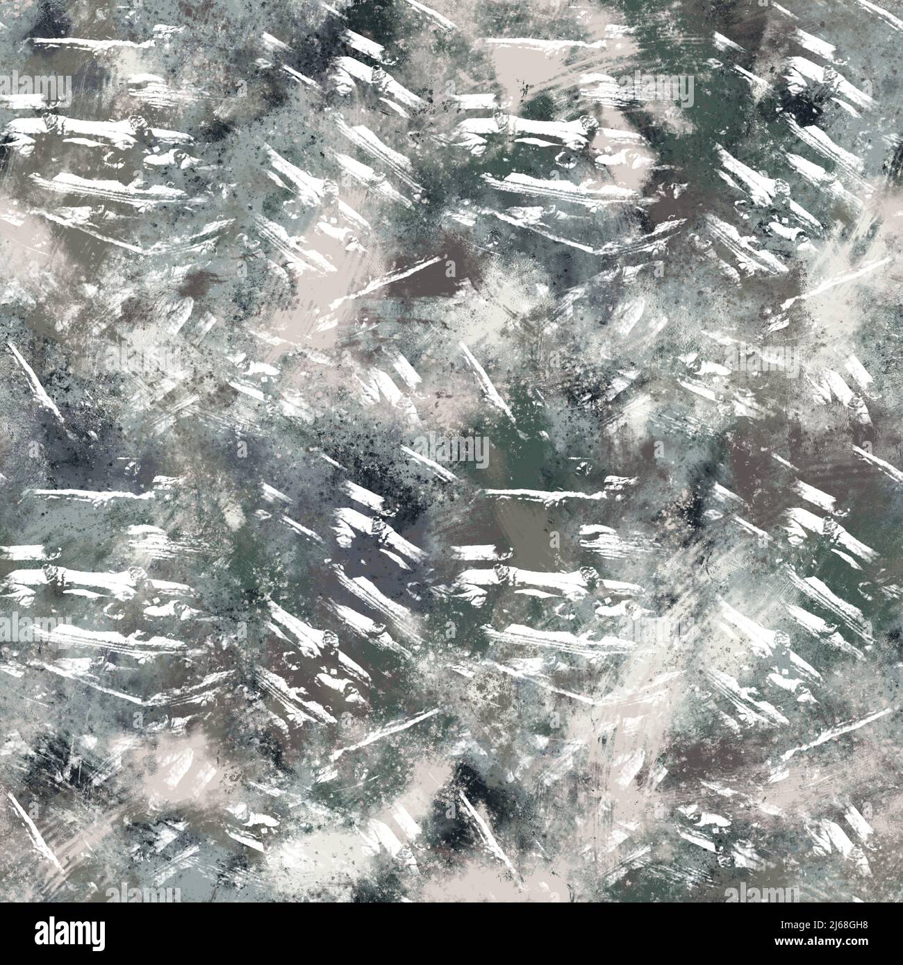 Seamless neutral tan and white distressed grungy motif surface pattern ...