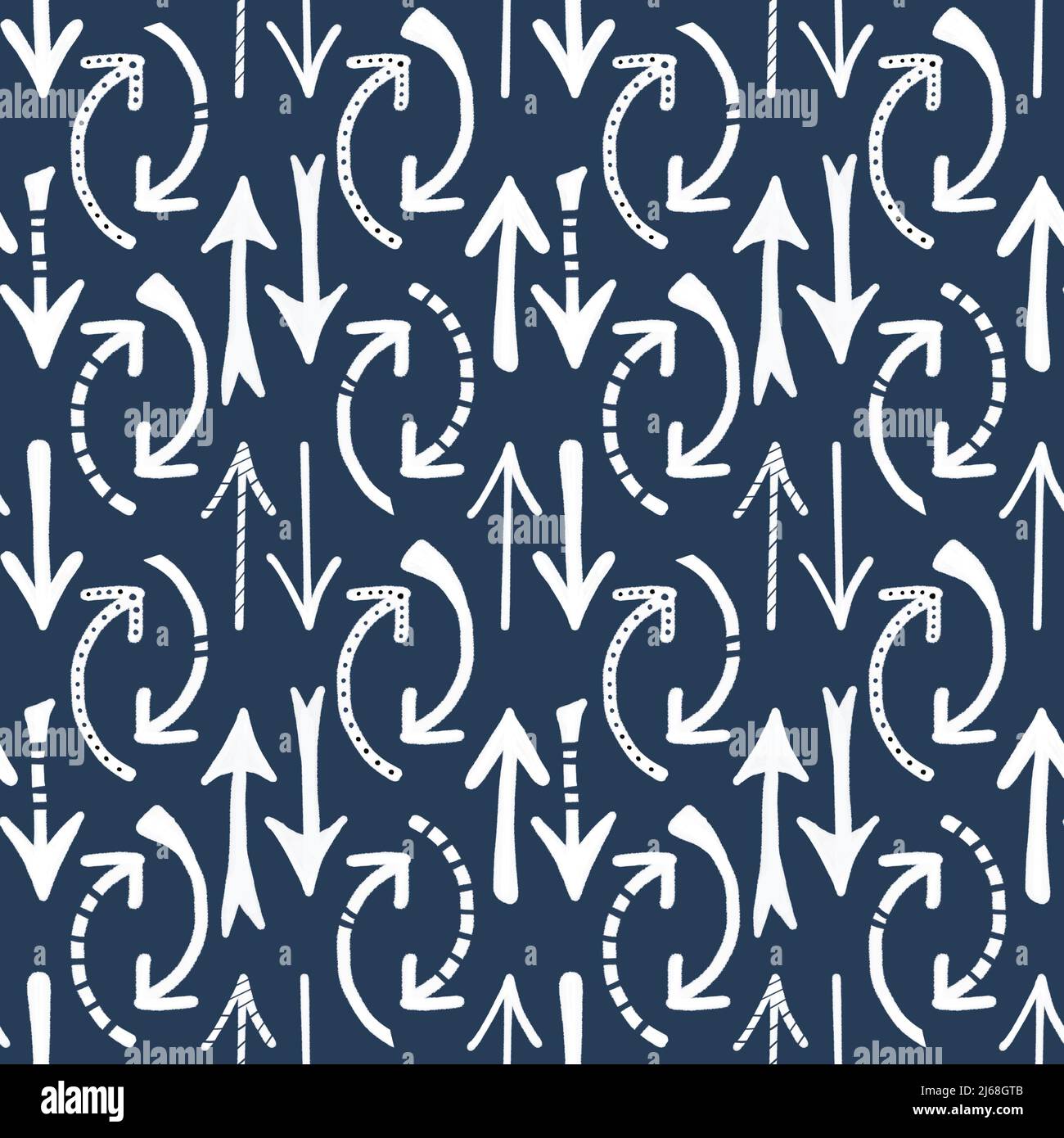 Seamless arrows pattern for fabrics and textiles and packaging and ...