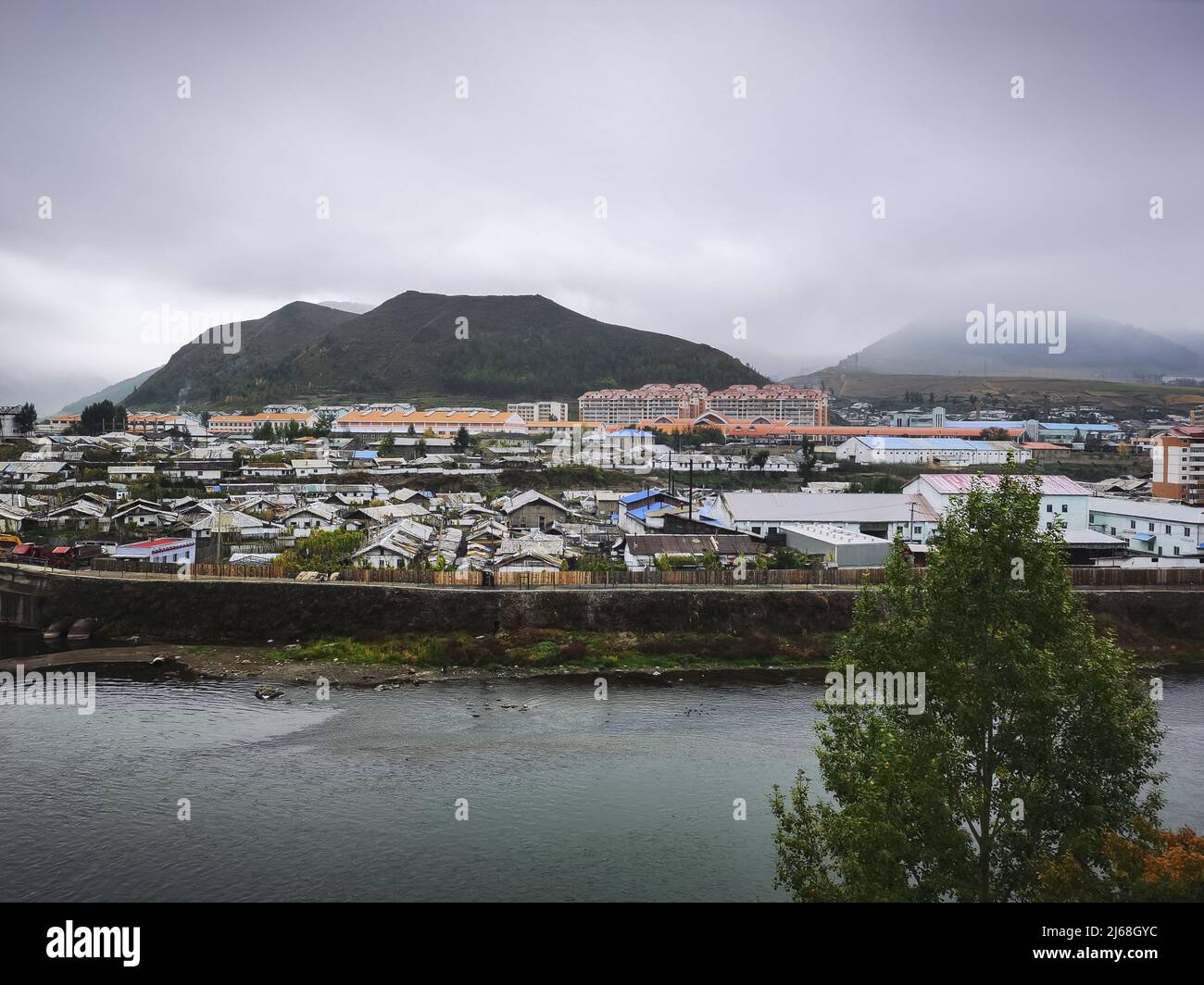 The yalu river Stock Photo - Alamy