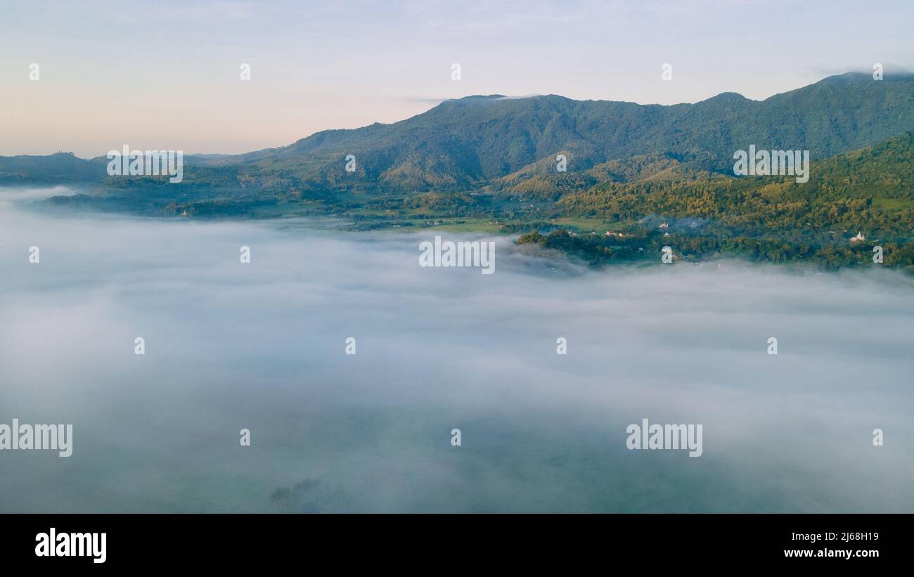 Village covering top of hill hi-res stock photography and images - Alamy