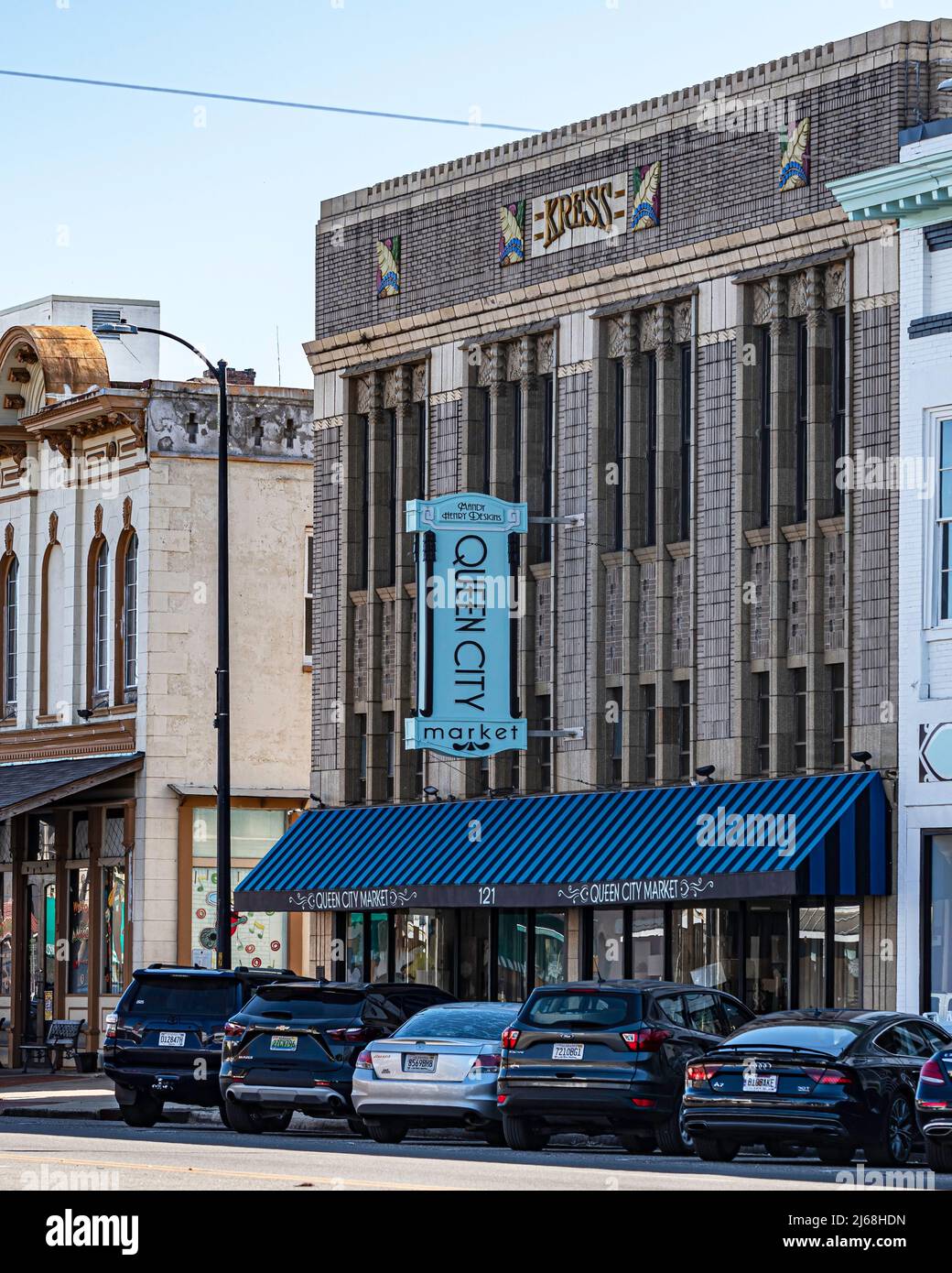 Selma, Alabama, USA-March 1, 2022: Kress Building in Selma, AL was ...