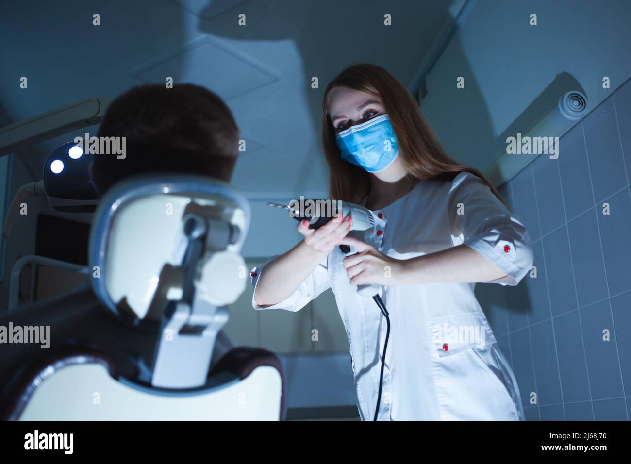 Dentist of horror hi-res stock photography and images - Alamy