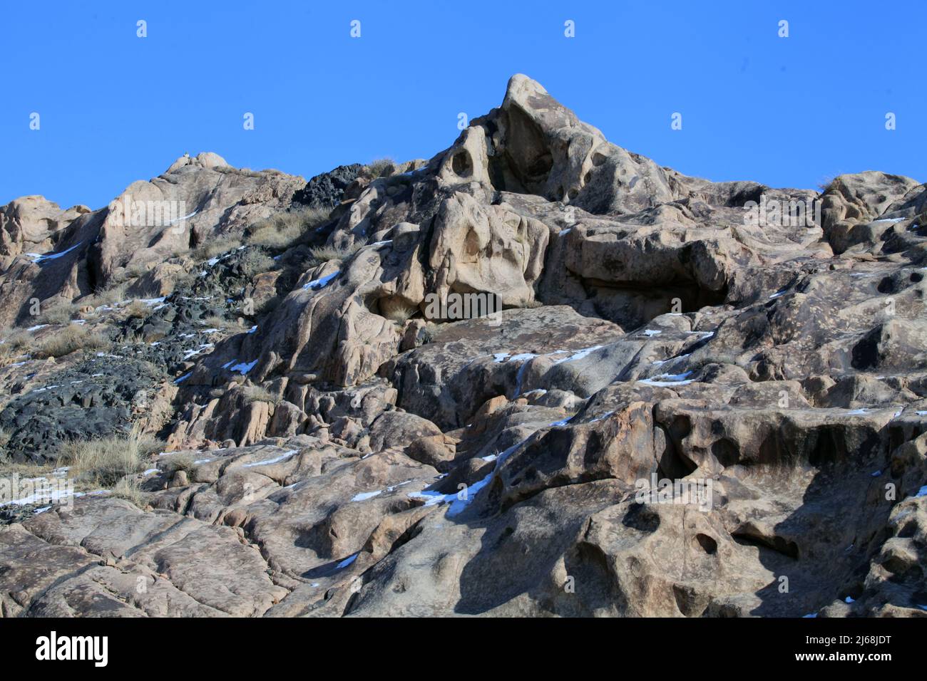 Hami city granite weathering landforms Stock Photo - Alamy