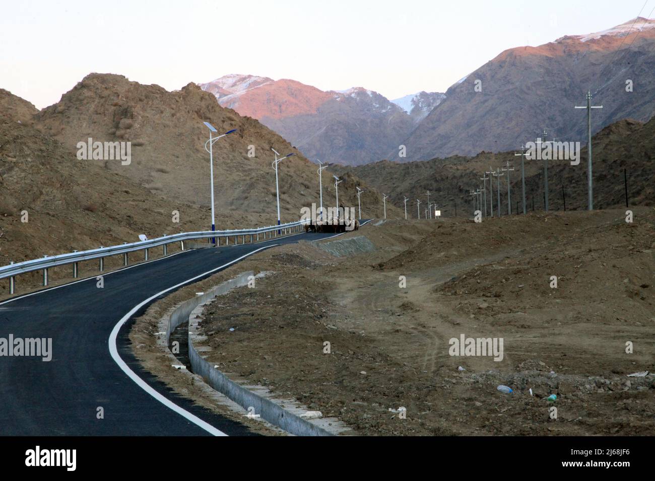Hami city granite weathering landforms Stock Photo - Alamy