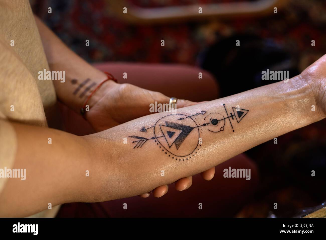 Arrow Tattoo On Hand