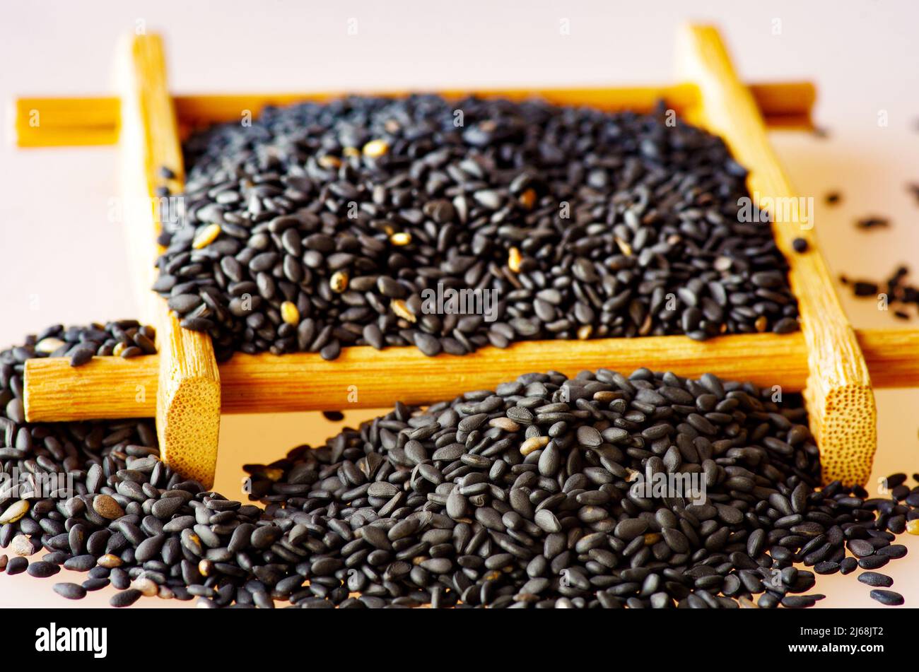Traditional food black sesame Stock Photo - Alamy