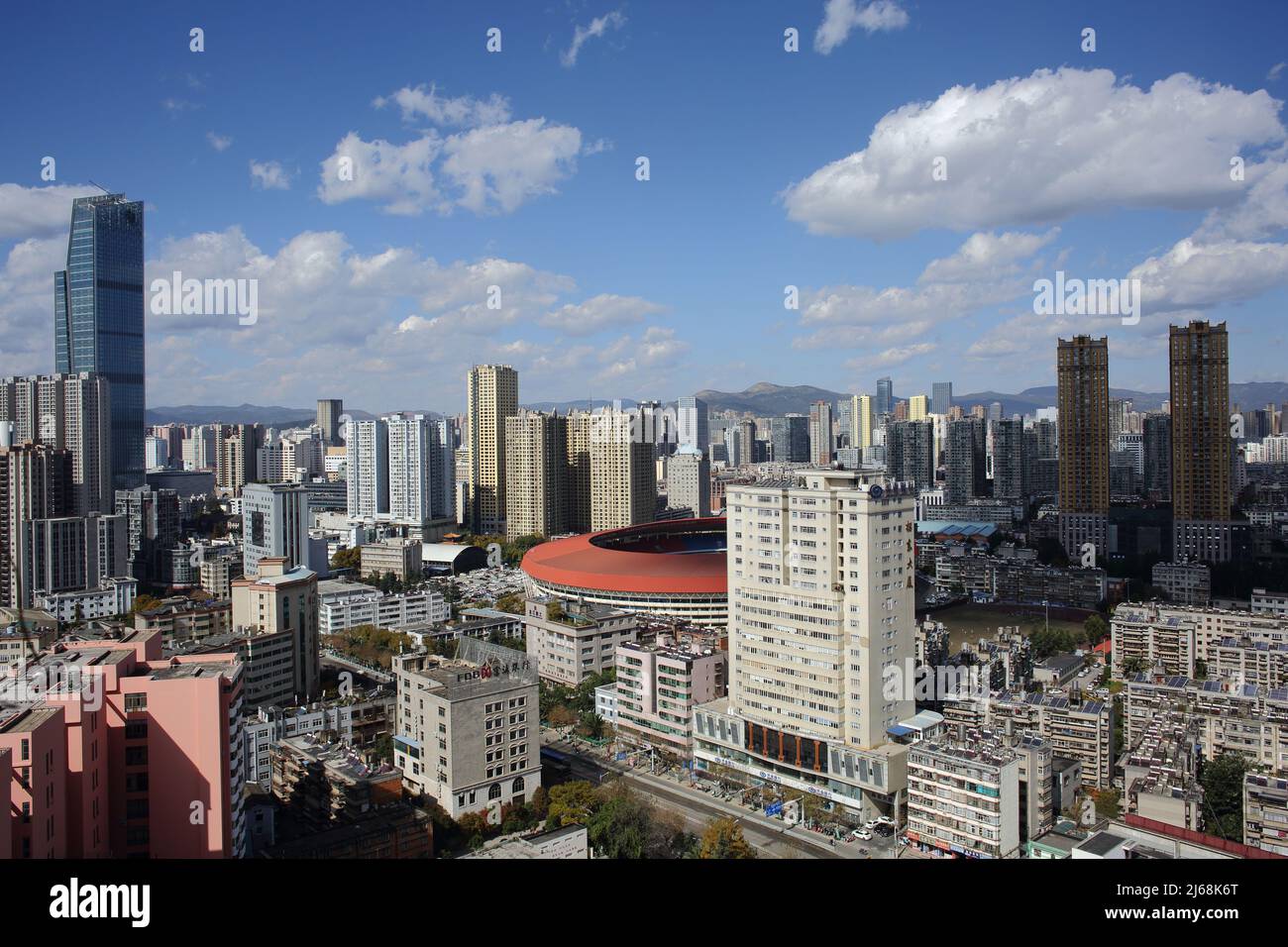 Taking kunming city at noon Stock Photo - Alamy