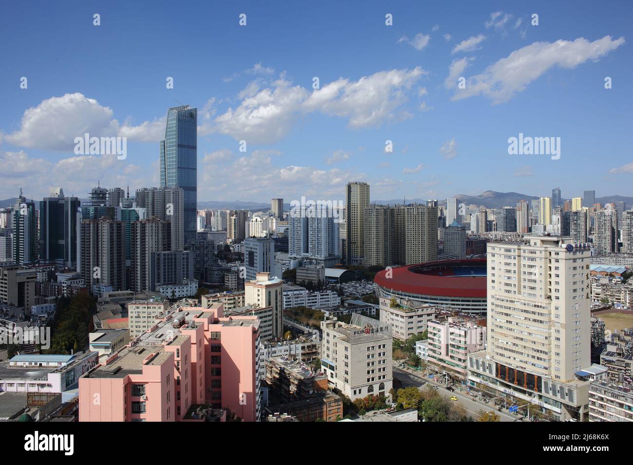 Taking kunming city at noon Stock Photo - Alamy