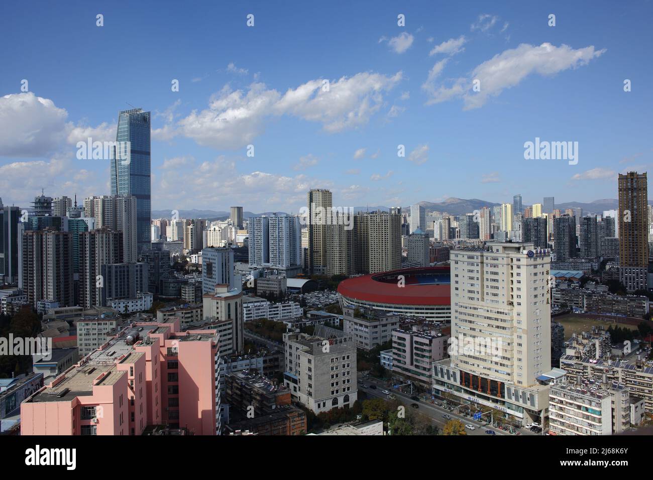 Taking kunming city at noon Stock Photo - Alamy