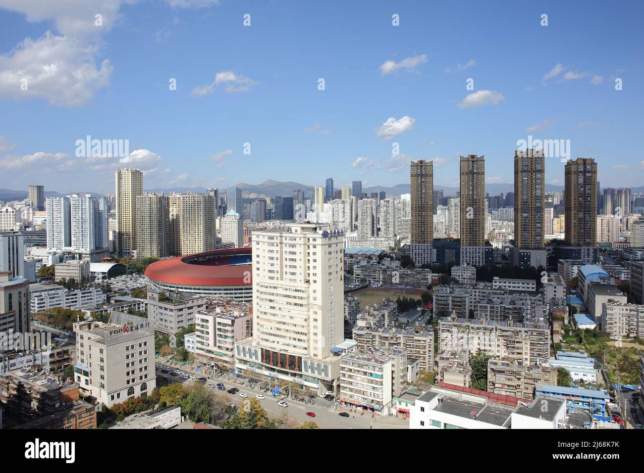 Taking kunming city at noon Stock Photo - Alamy