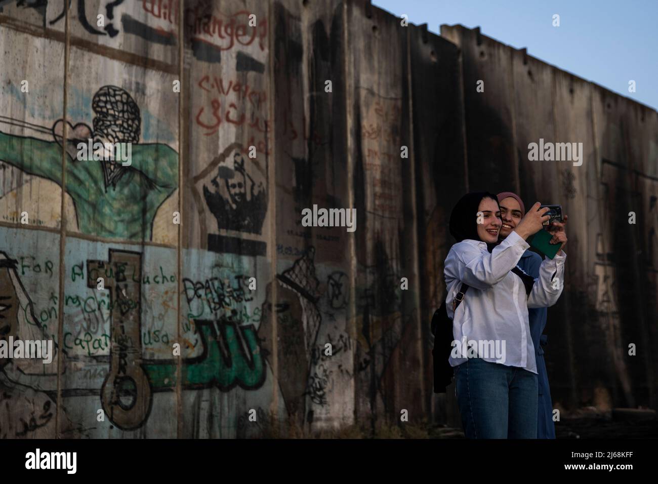 Ramallah, Palestinie. 29th Apr, 2022. 29 April 2022, Palestinian ...