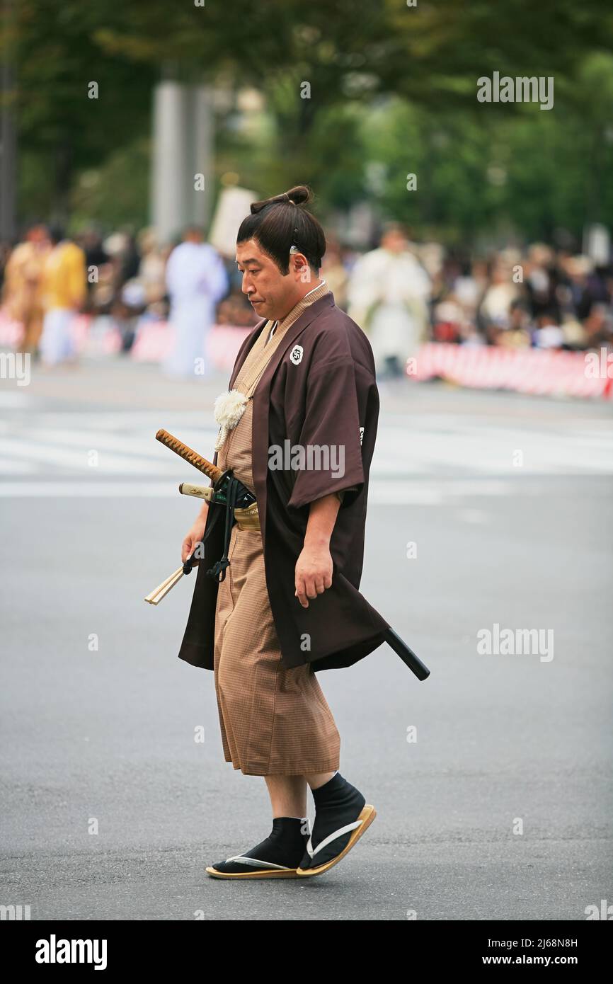 Chonmage hair hi-res stock photography and images - Alamy