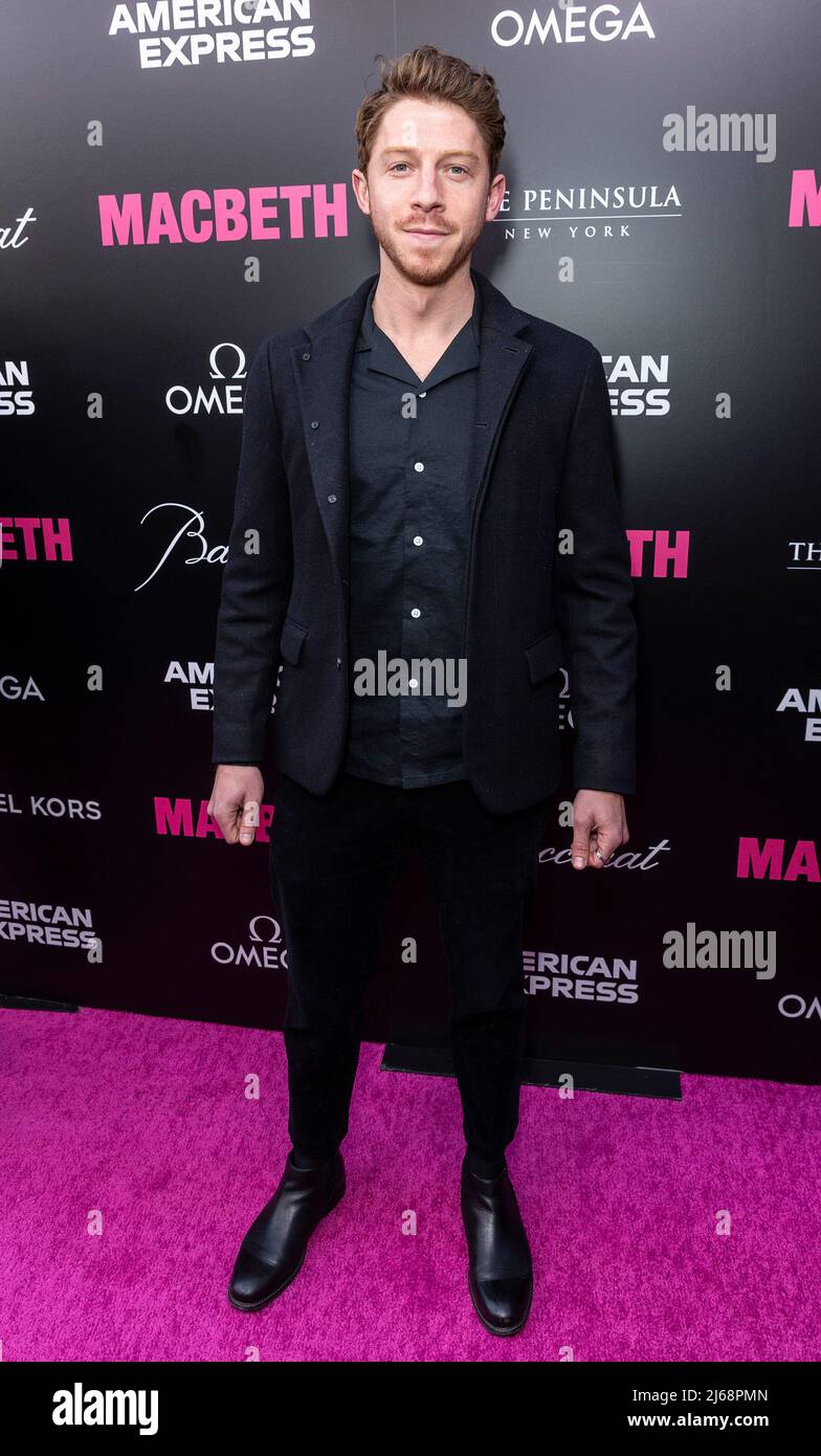 New York, USA. 28th Apr, 2022. Will Hochman attends the "Macbeth ...