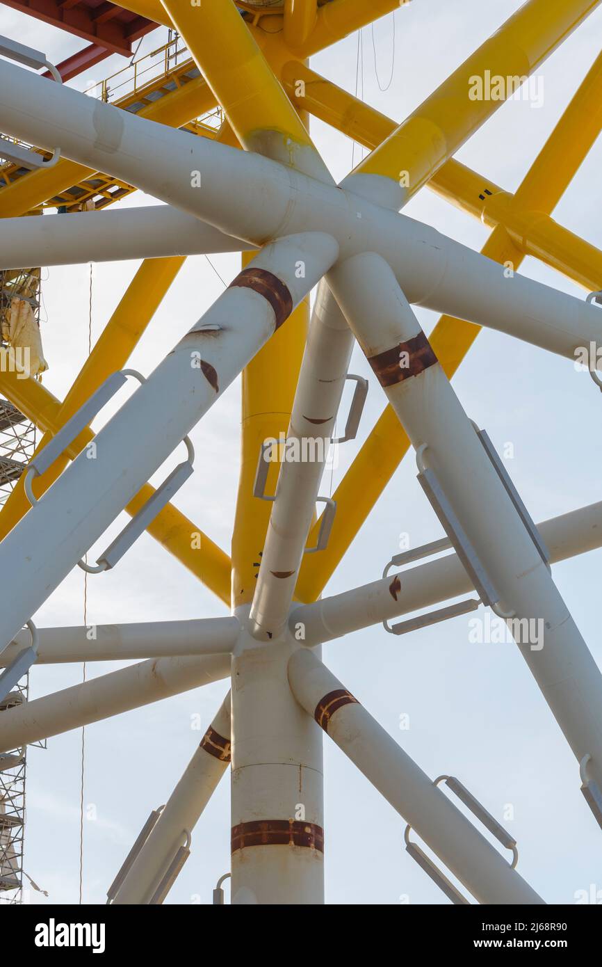 PRODUCTION - 25 April 2022, Spain, Cadiz: Exterior view of the DolWin ...