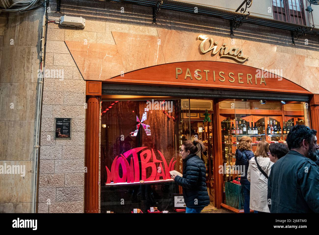 the medieval fair of Montblanc, with children playing as ancient ...