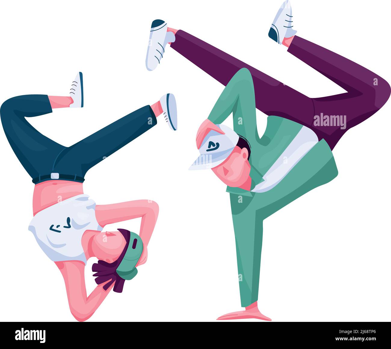 Female breakdancer street Stock Vector Images - Alamy