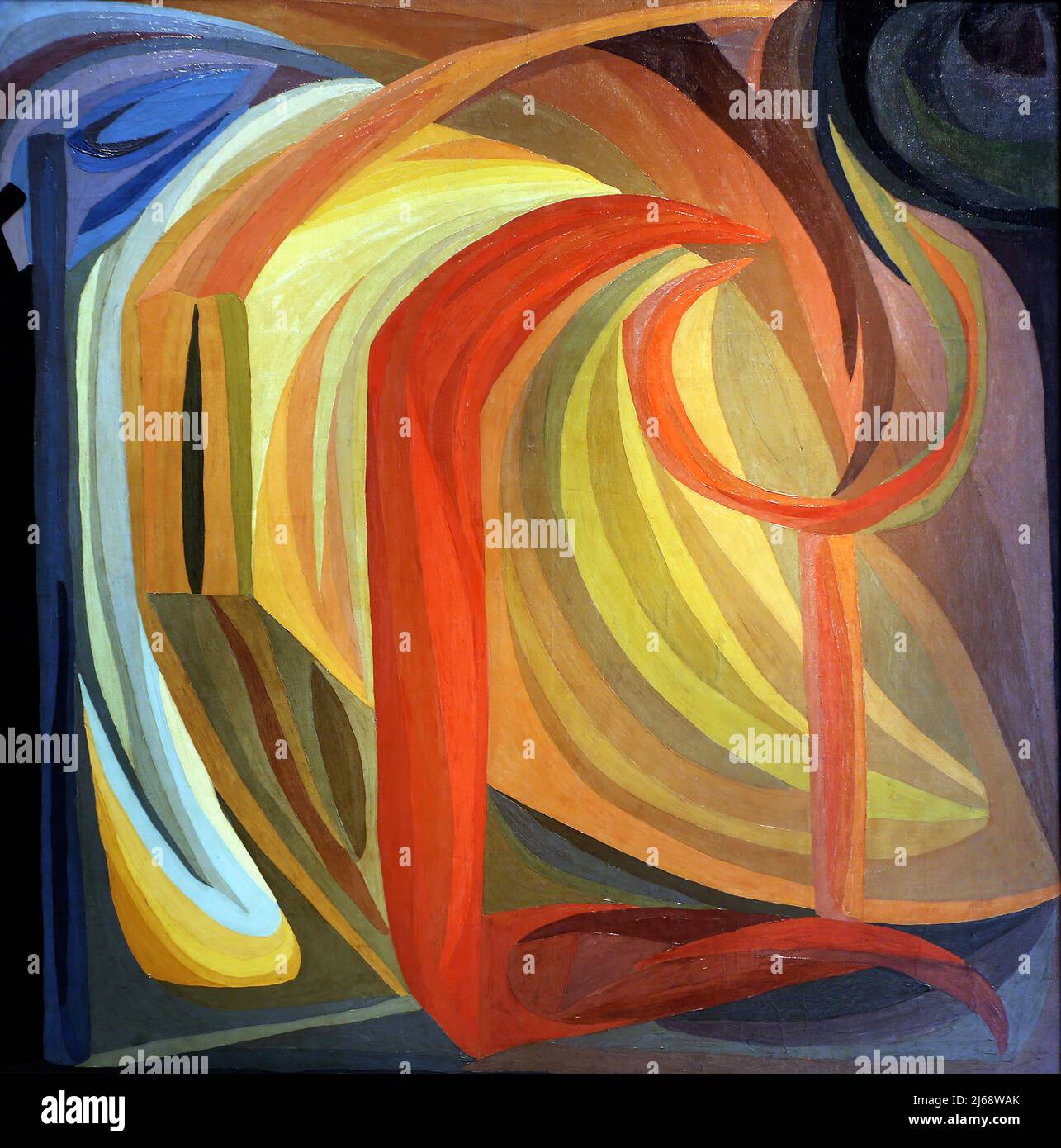 Old painting - Art by Otto Freundlich - Composition (1911 Stock Photo ...