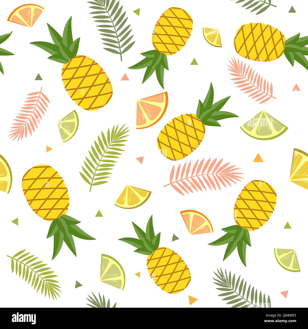 Food patterns, fruit, pineapple Stock Vector Images - Alamy